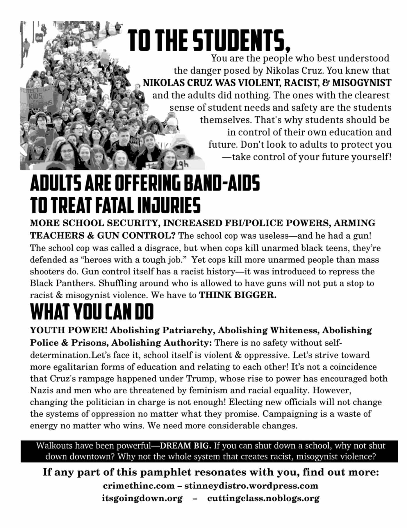 Gun Control? No, Youth Liberation! – CUTTING CLASS